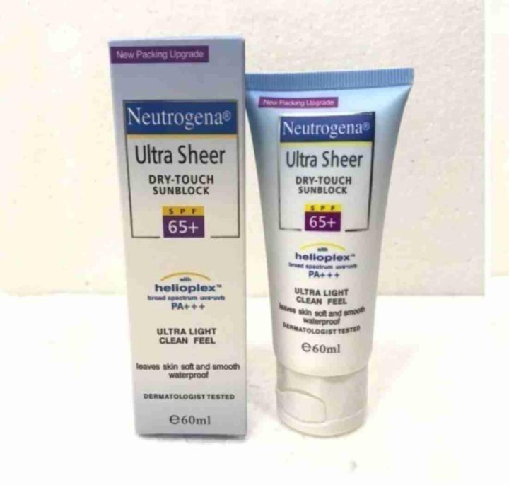Neutrogena Ultra Sheer Dry Touch Sunblock SPF 65+ | Daraz.com.bd