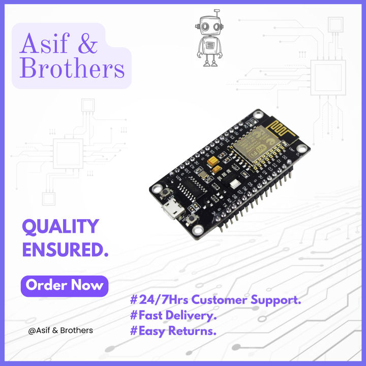 ESP 8266 V3, Wireless Nod/Mod Mcu WIFI Module | Daraz.com.bd