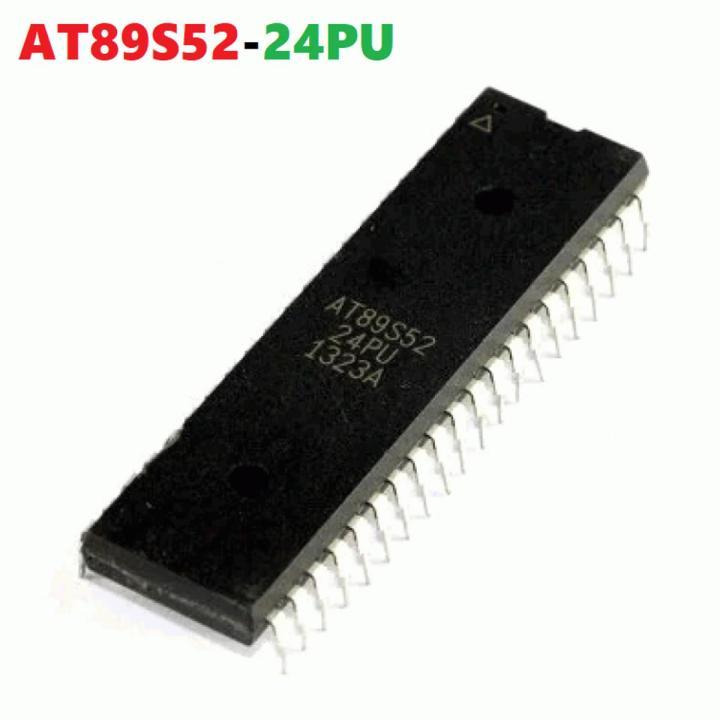 AT89S52 AT89C52 8952 40-Pin 24MHz 8kb 8-bit Microchip Electrical ...