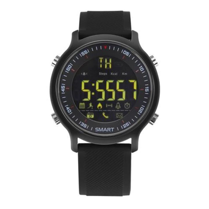 EX18 Bluetooth Water-Proof Smart Sports Watch - Black | Daraz.com.bd