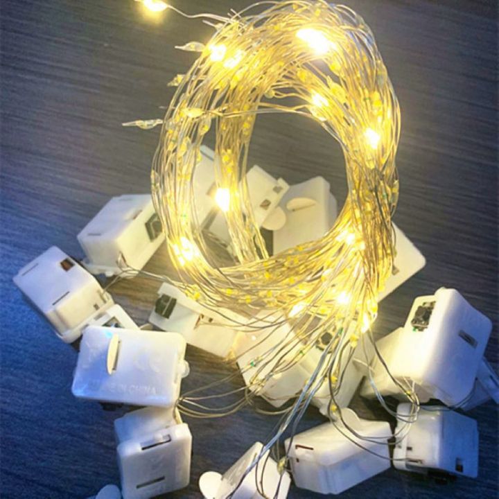 Mini Micro Copper Wire Light Battery Operated Led Strip String Fairy ...