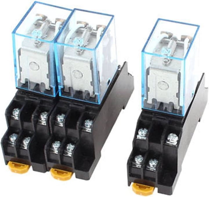 Relay and Base Coil Voltage AC 220Volt Type LY2NJ and MY2NJ 8 Pin DPDT ...