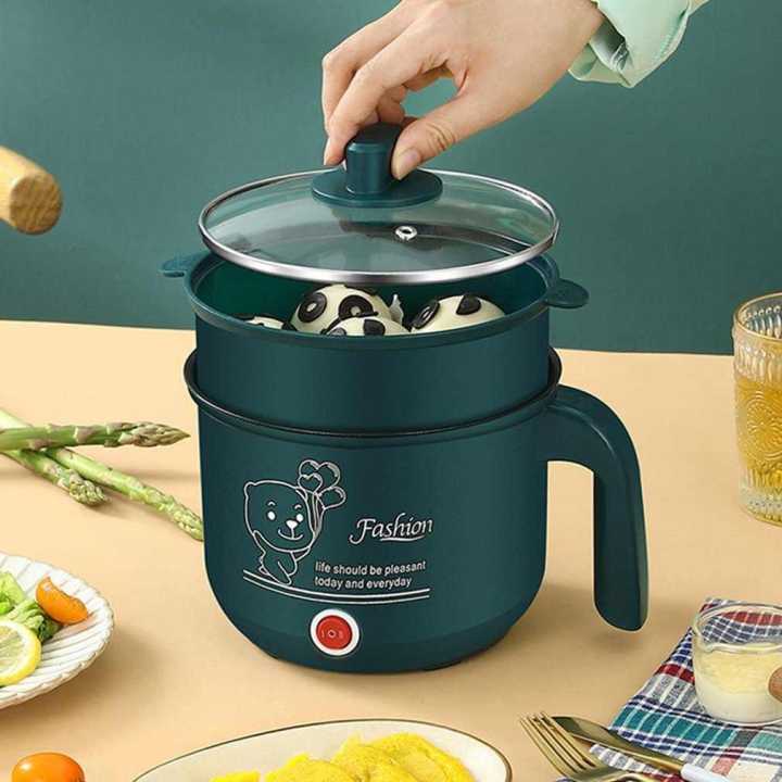 600 watt 220VOLT 1.8L Electric Cooking Pot Multifunctional Non-stick ...