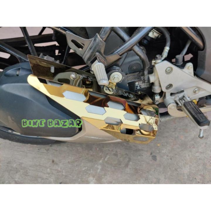 Yamaha Fz-s V2 silencer Exaust metal Guard cover | Daraz.com.bd