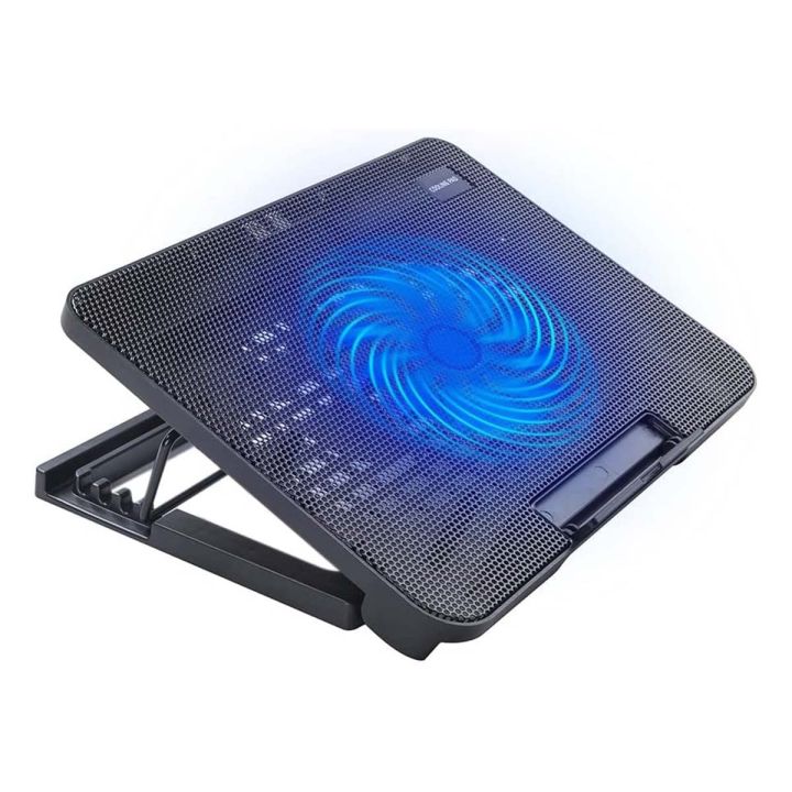 LED Lighting Adjustable Angle USB Laptop Cooler Fan Cooling Stand ...