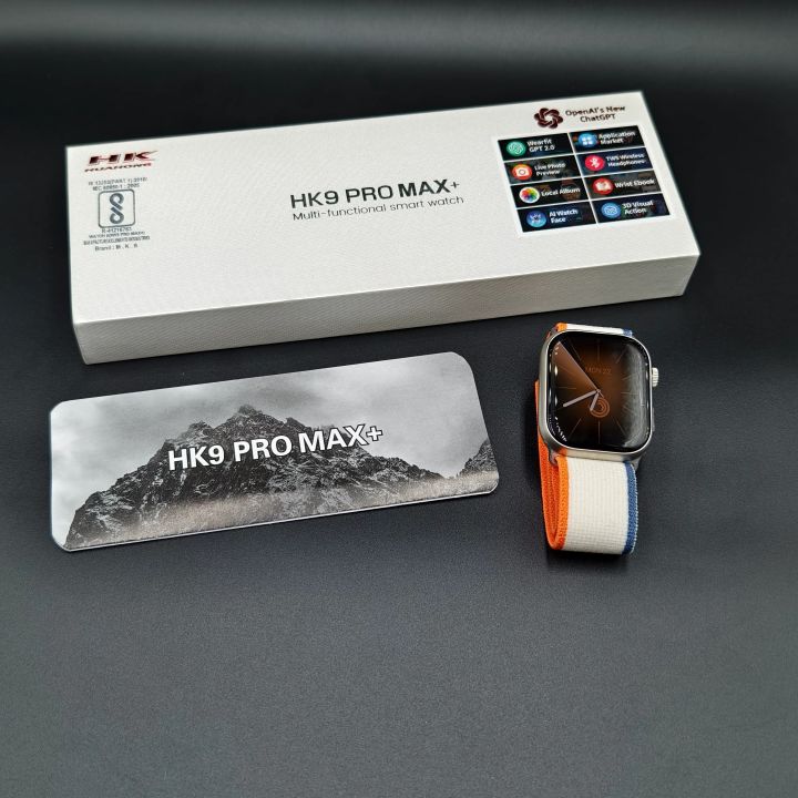 Hk9 Pro Max Plus Gen 4 Super Amoled Display Smartwatch With ChatGPT 2GB ...