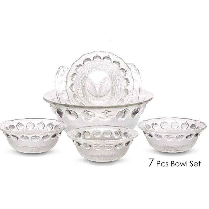Glass Firni Bowl / Nasta Bati, Soup Set bati -7 pcs -58-59 | Daraz.com.bd