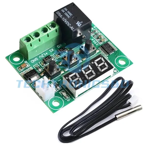 W1209 Digital Temperature Controller Module – 12V Thermostat with NTC ...