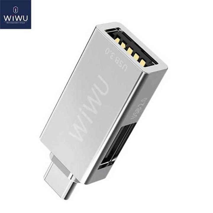 WIWU T02 Dual USB 3.0 Hub Date Transfer And Charging Device Type-c Hub ...
