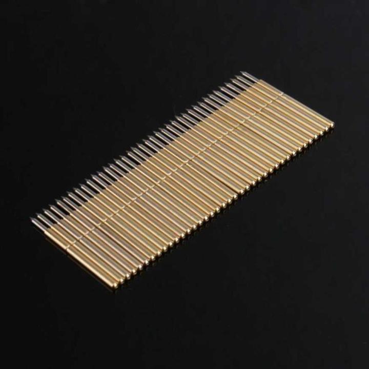 100pcs P75-B1 Spring Test Probe Pogo Pin 3A Taper Head 1.02mm Thimble ...