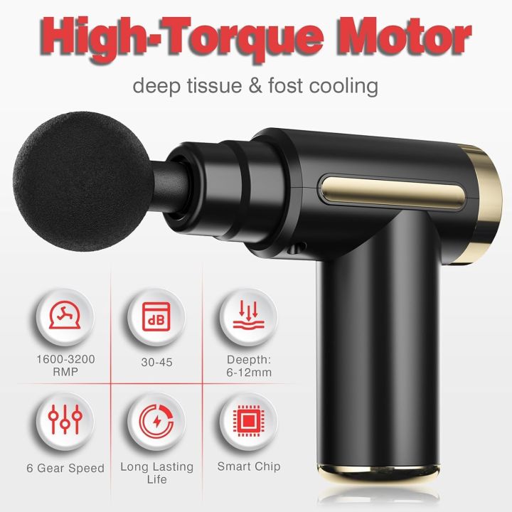 Portable mini massager deep tissue Therapy to relieve muscle soreness ...