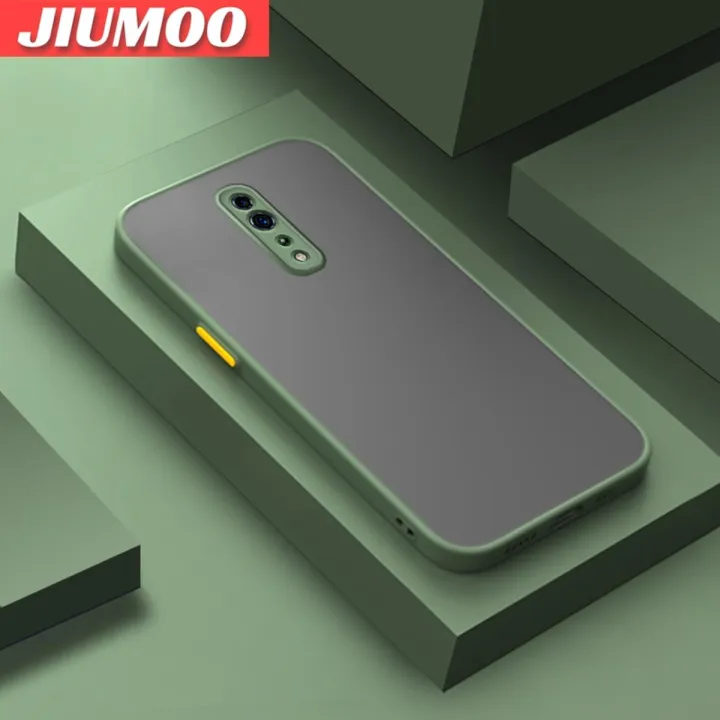 JIUMOO For OPPO Reno Z Case Transparent Back Cover Lens Camera Protect ...