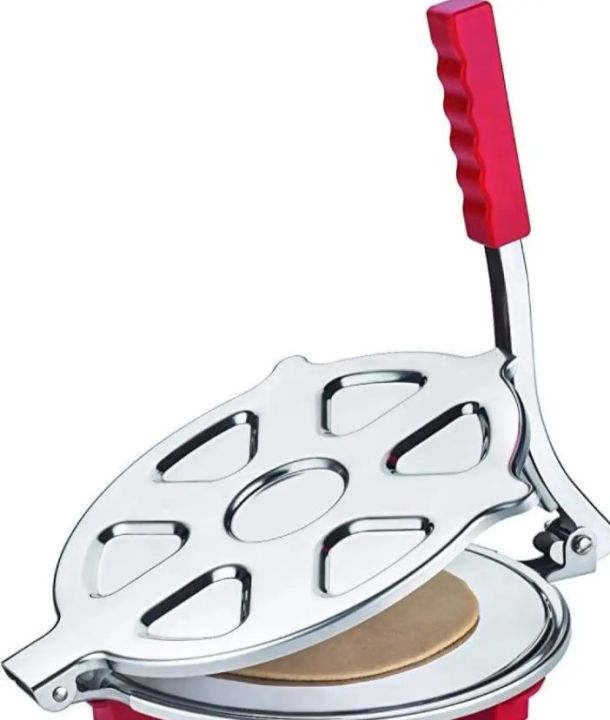Stainless Steel Roti Maker / Puri Press Size: 6.5"-Inches (Silver ...