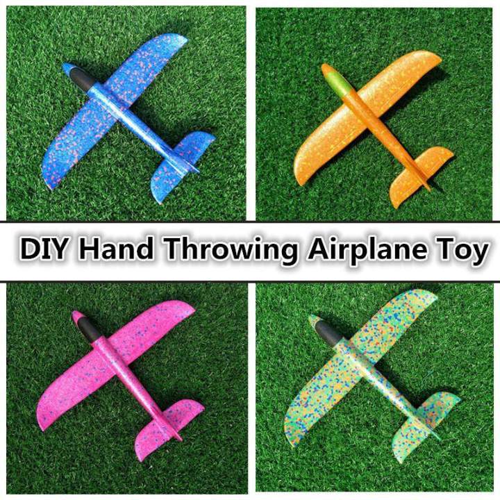 DIY Hand Launch Throwing Aircraft Foam EPP Airplane Plane Model Toy NEW ...