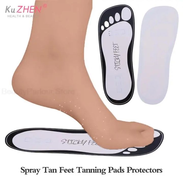 20Pc Cardboard Tanning Feet Pad Disposable Tanning Slipper Tanning ...