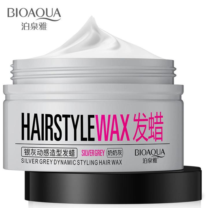 BIOAQUA Silver Grey Dynamic Styling Men's Hair Wax- 100g | Daraz.com.bd