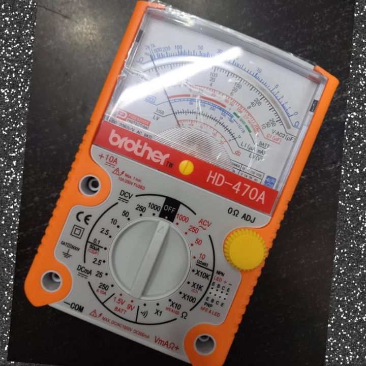 HD-470A Analog Multimeter Mechanical High Accuracy Linear Pointer ...