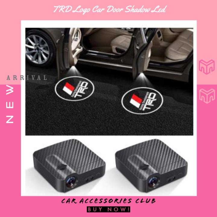 TRD Logo Car Door Shadow Led Projector Wireless Uni 2pcs | Daraz.com.bd
