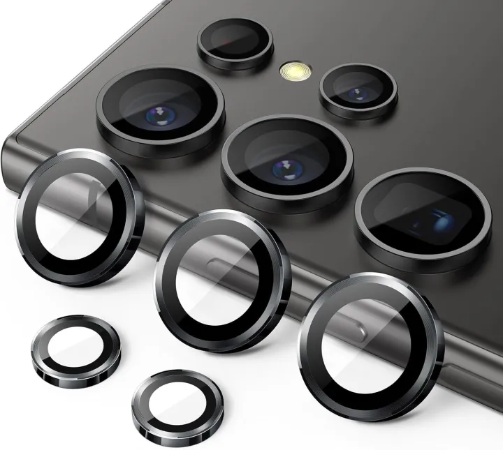 For Samsung Galaxy S24 Ultra 5G 5PCS Camera Lens Protector Rings ...