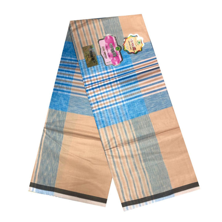 Century Lungi Traditional Ethnic Wear Blue Check Print Purnima | Daraz ...