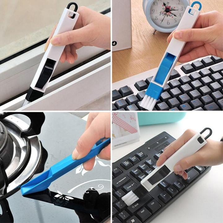 2in1 Multifunction Keyboard Clean Brush corner window cleaning brush ...