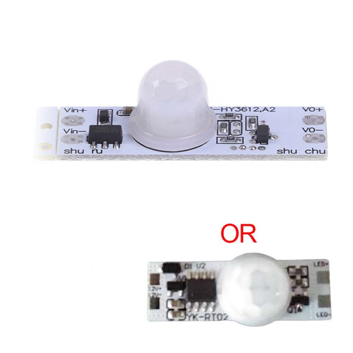 DC 12V 24V Ceiling PIR Motion Sensor Detector Switch Module 3A for LED ...