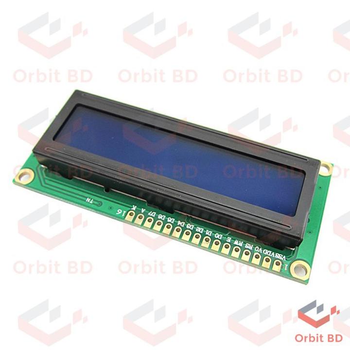 LCD1602 LCD Display Monitor 1602 16×02 5V Character Blue Backlight Screen LCD 1602 IIC I2C For ...