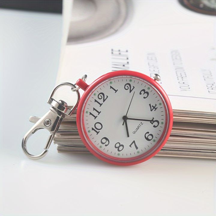 Simple Keychain Pocket Watch, Portable Small Pocket Watch, Large ...