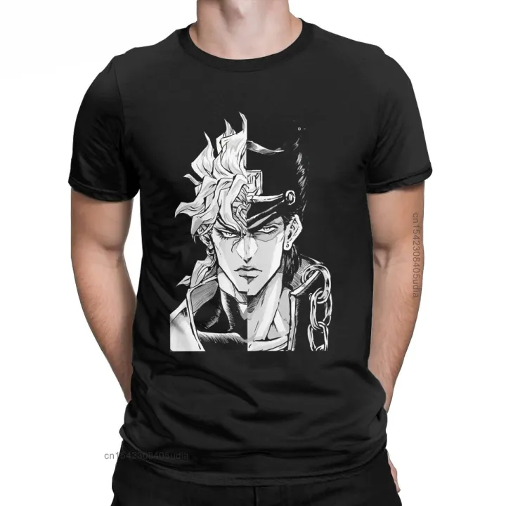 Jojo Bizarre Adventure T Shirt For Men Cotton Fashion Tshirt Crew Neck ...
