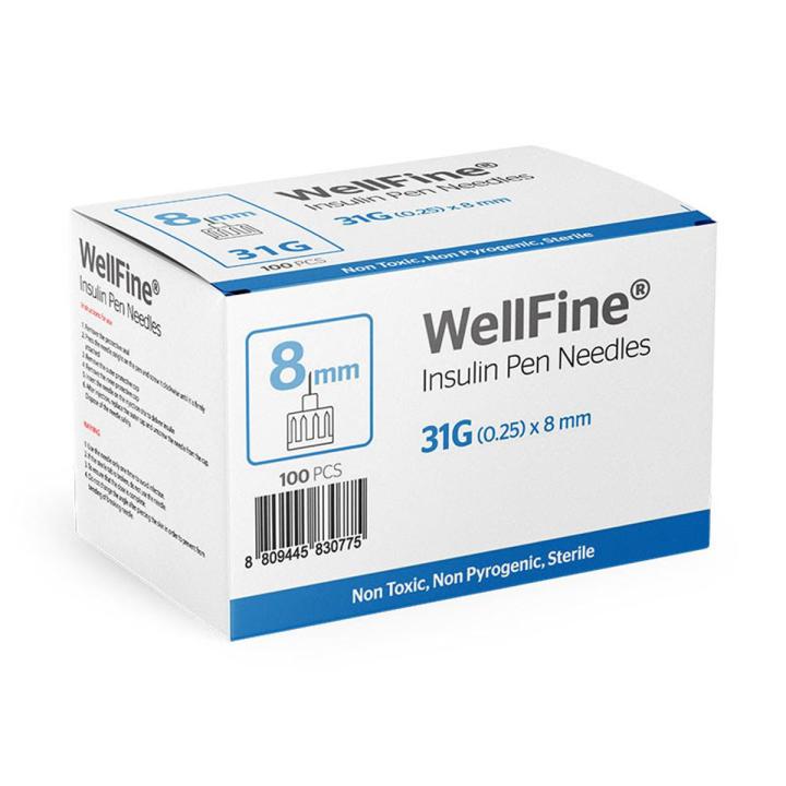 WellFine Insulin Pen Needle 4mm 100 pieces | Daraz.com.bd
