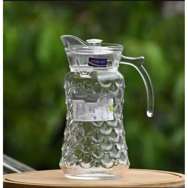 Glass Design Water Jug And Juice Jug And Pitcher With Lid Water Jug ...