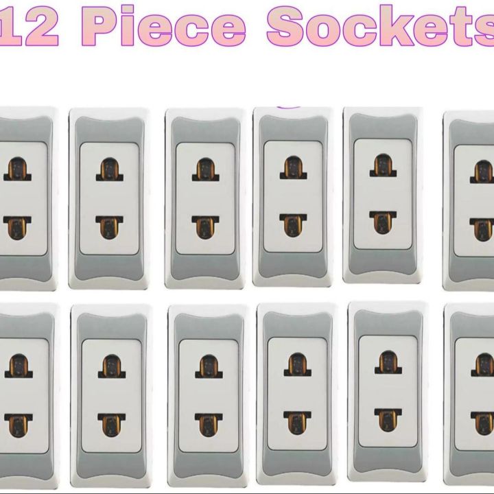 Super Star Model Socket / Electric Sockets. 12 PCS Socket | Daraz.com.bd