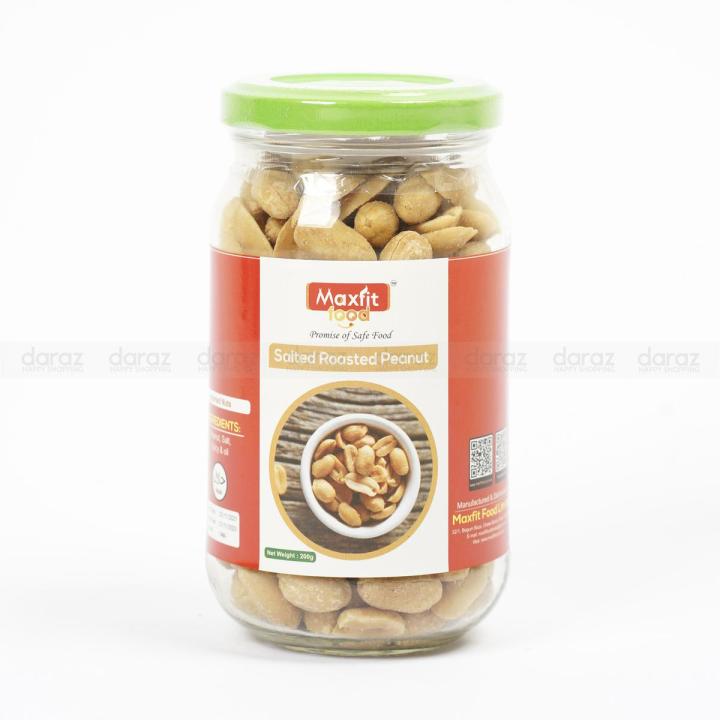 Maxfit Food Saline Fried Peanut 200gm | Daraz.com.bd