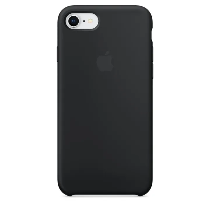 iPhone 8 / 7 Silicone Case - Black | Daraz.com.bd
