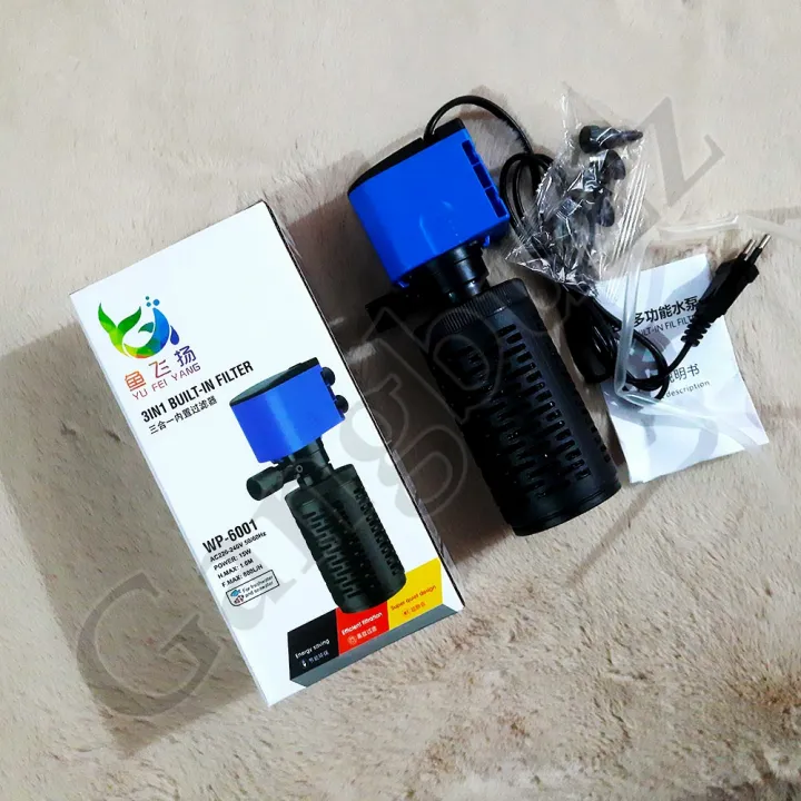 Aquarium Internal Filter - Yu Fei Yang (WP-6001) - Full Submersible ...