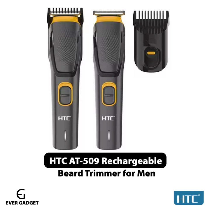 HTC AT-509 Rechargeable Hair and Beard Trimmer for Men | Daraz.com.bd