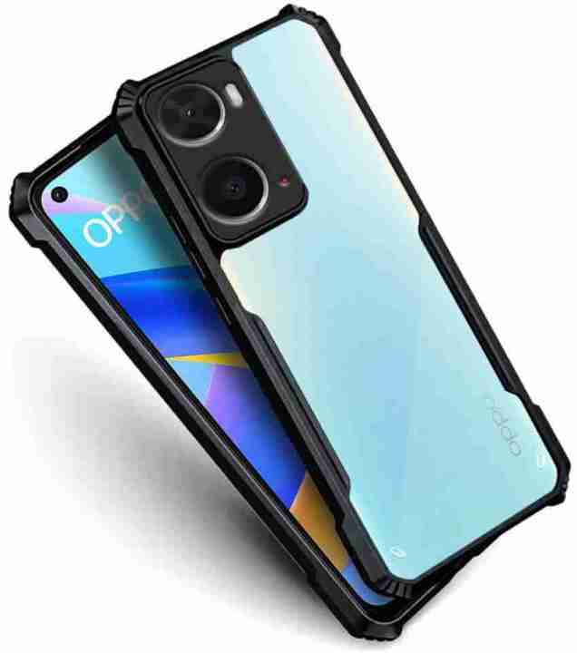 For Oppo A76 Edge-Reinforced Shockproof Cushion Back Clear Hybrid ...