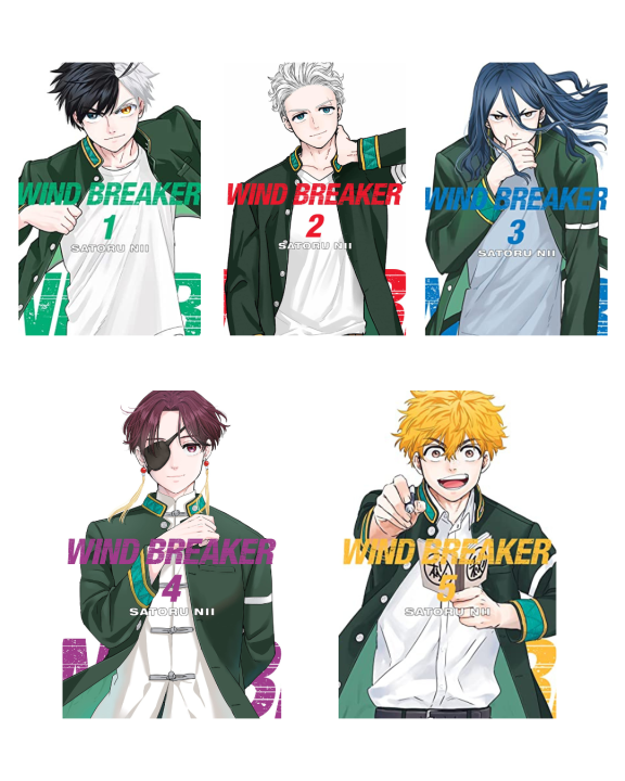 WIND BREAKER Vol.1-5 | Daraz.com.bd