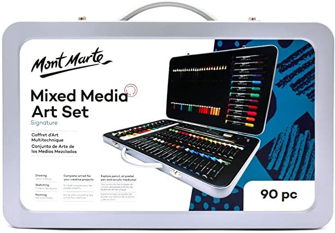 Mont marte Studio Essentials Mixed Media Art Set - 90 Piece | Daraz.com.bd
