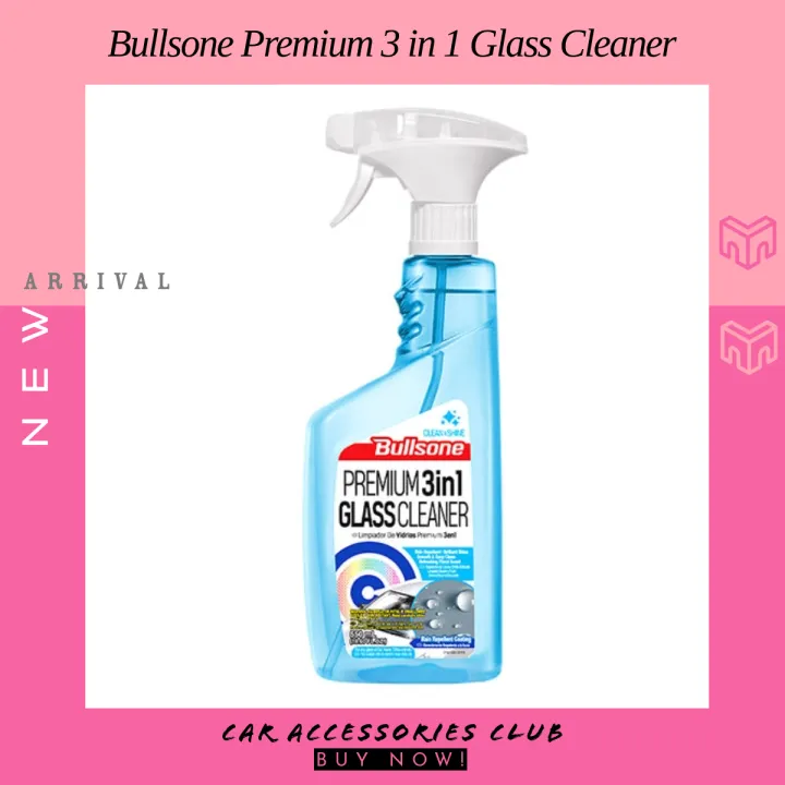Bullsone Premium 3 in 1 Glass Cleaner 550ml | Daraz.com.bd