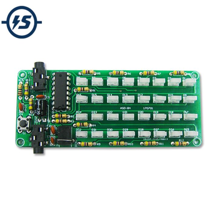 【DATA FROG Global MALL】DIY Level Indicator ASD-84 Audio Spectrum 8x4 ...