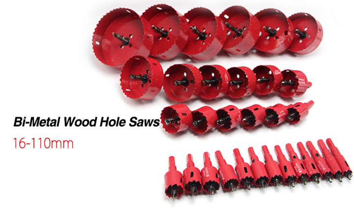 70mm 2.76" Bi-Metal Wood Hole Saws Bit For Woodworking Diy Wood Cutter ...