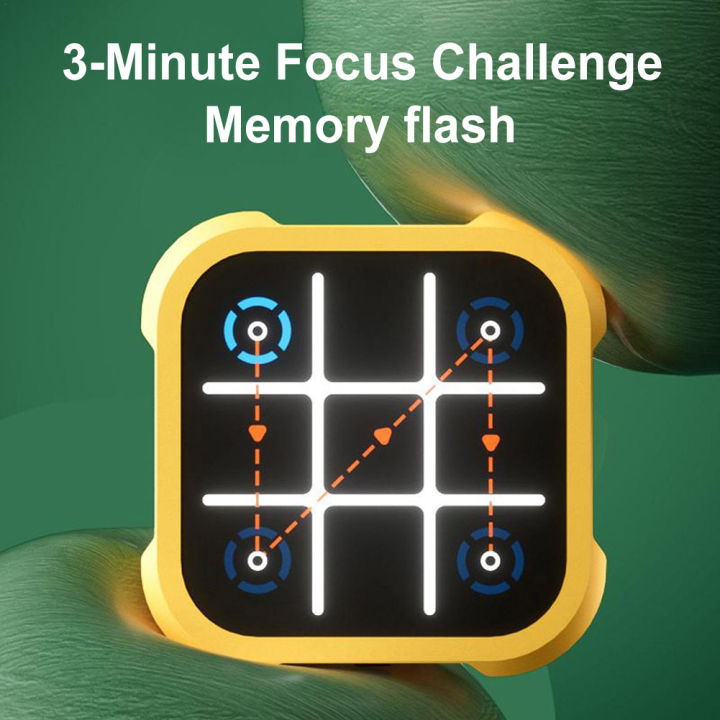 3-in-1 TIC-TAC-TOE Bolt Game for Educational and Memory Growth Handheld ...