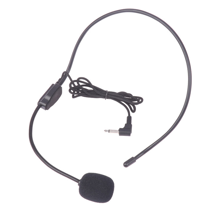 Portable Head-mounted Headset Microphone Wired 3.5mm Plug Lecture ...