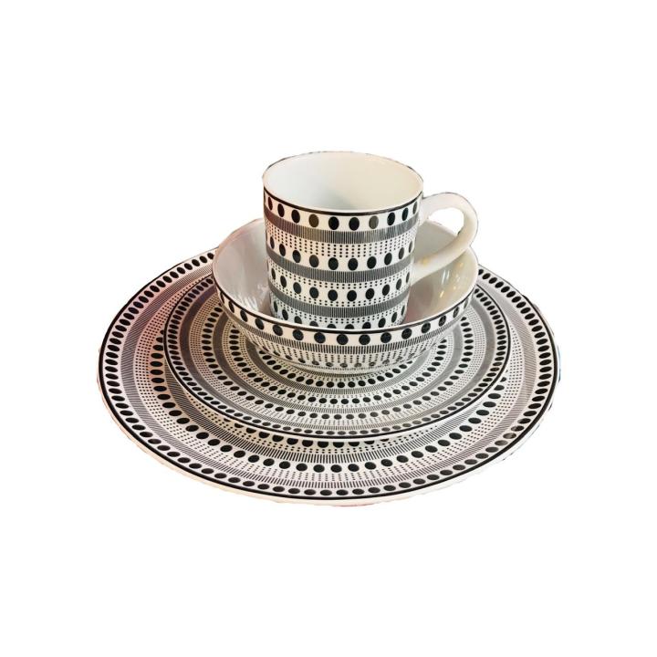 24 pieces dinner set । Unique design dinner set | Daraz.com.bd
