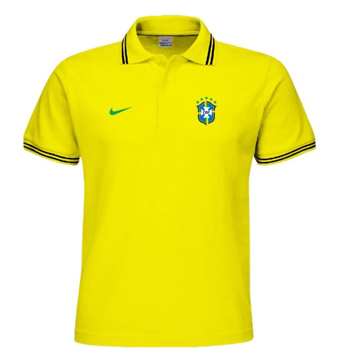 Brazil Jersey - Brazil Polo Football Jersey For Men - Brazil Football ...