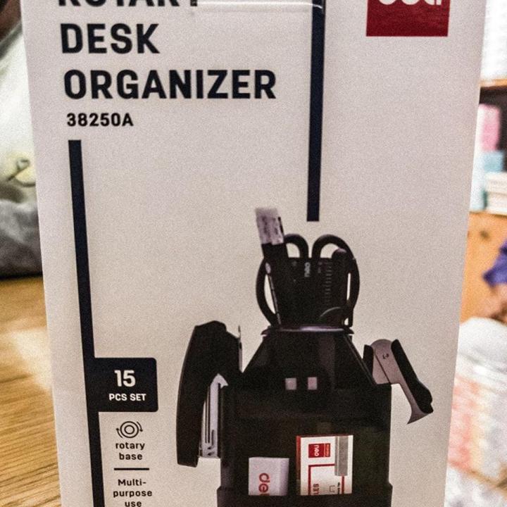 Deli Rotary Desk Organizer 5 Compartments E38250A | Daraz.com.bd
