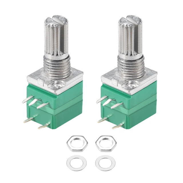 RV097NS B100K (104) 100K Ohm Variable Resistors Single Turn Rotary ...