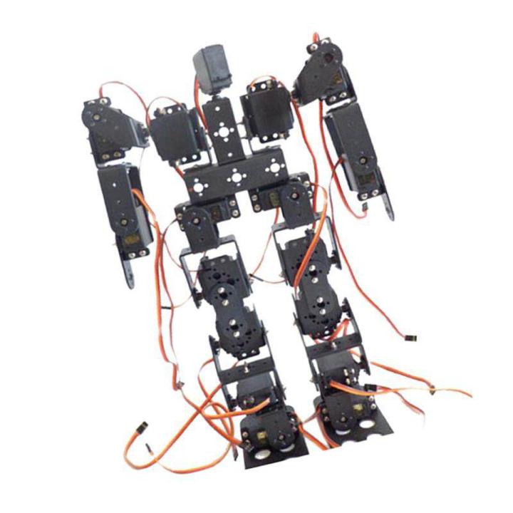 17DOF Biped Two Feet Humanoid Metal Robot Educational Servo Bracket Kit ...