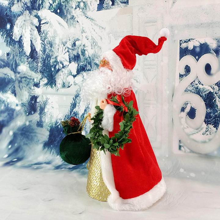 Santa Figurines Christmas Decorations Standing Santa Doll for Home ...